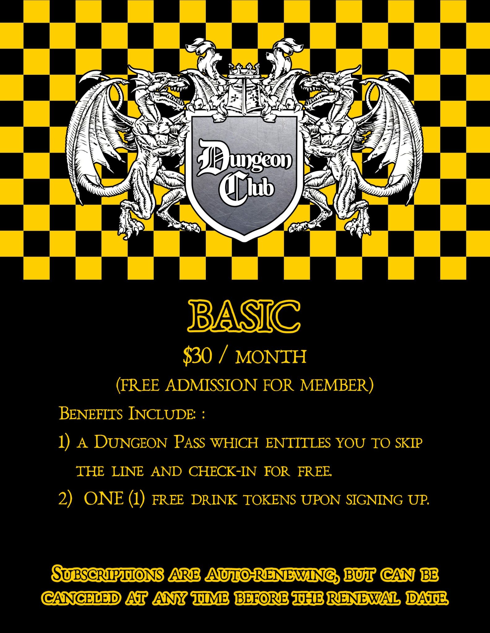Basic Memberships - Fun Dungeon