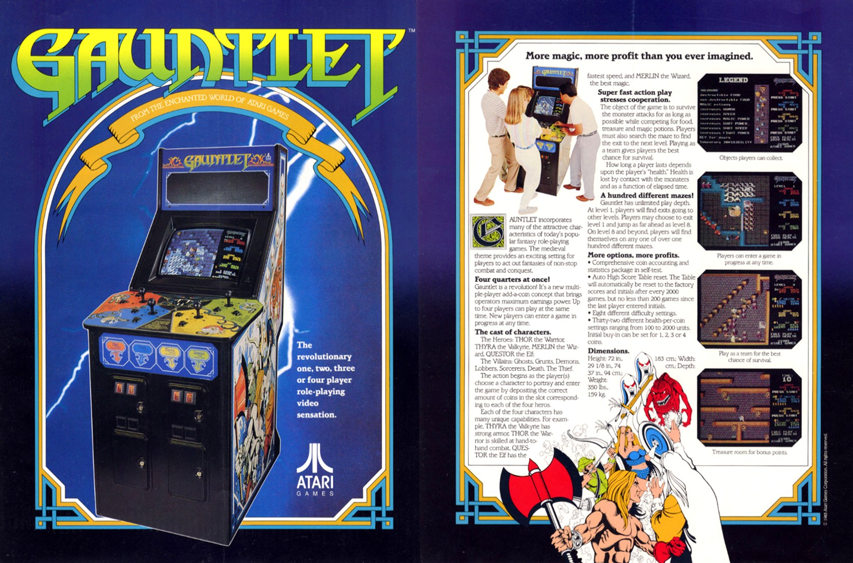 GAUNTLET, the Original Dungeon-Crawler - Fun Dungeon